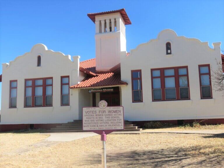 Patagonia, AZ installs Pomeroy Marker at 1914 Grammar School – National ...