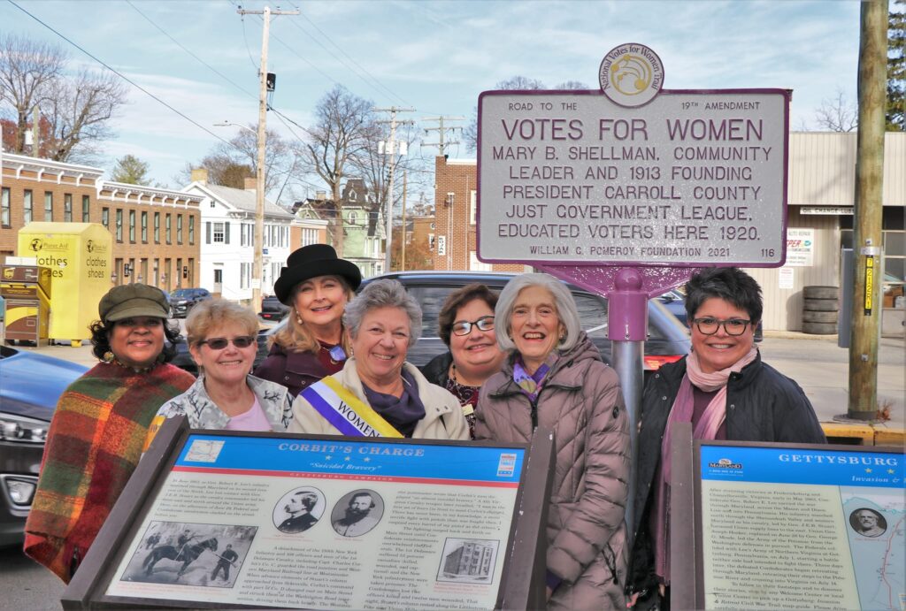 Maryland Unveiled NVWT Pomeroy Marker in Westminster On December 4 ...