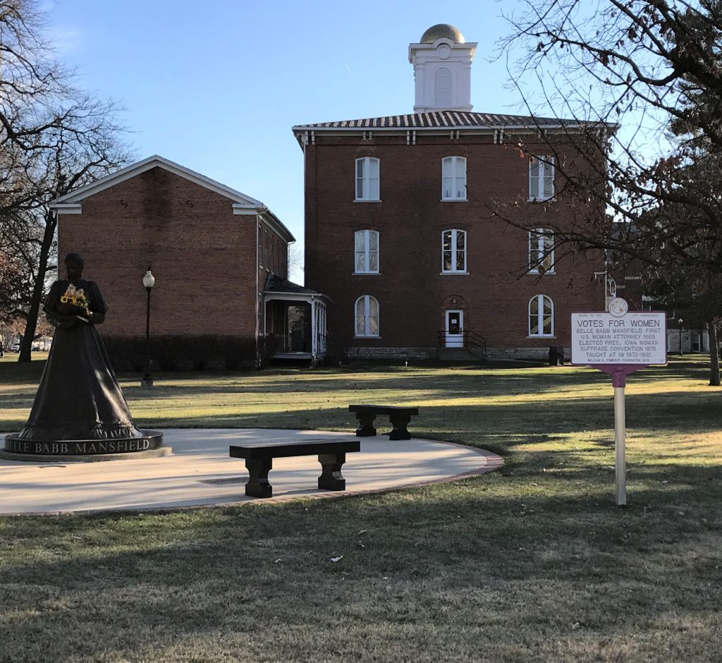 NVWT Pomeroy marker installed in Mount Pleasant, IA for Belle Babb ...